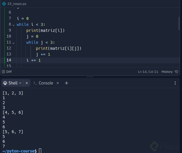 Como hacer ciclos anidados con WHILE #sinMorirEnElIntento